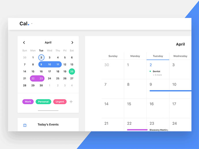 60 Superb Date Picker & Calendar UI Designs – Bashooka